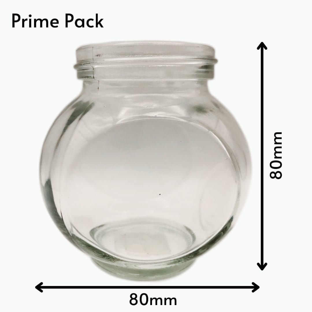PPJ11-RCT: Amazing And Stylish Glass Jar With Red Lid - Prime Pack