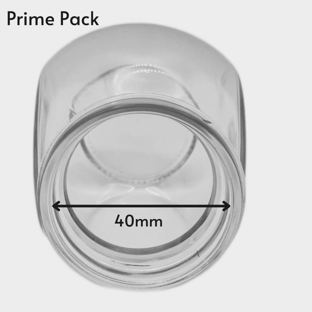PPJ11-RCT: Amazing And Stylish Glass Jar With Red Lid - Prime Pack