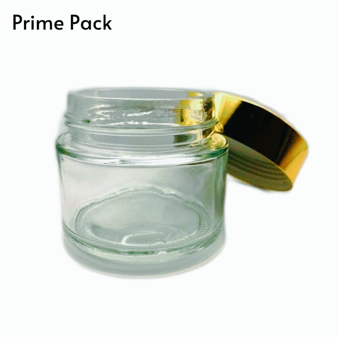 PPJ12-GCT: Splendid Glass Jar With Golden Lid - Prime Pack