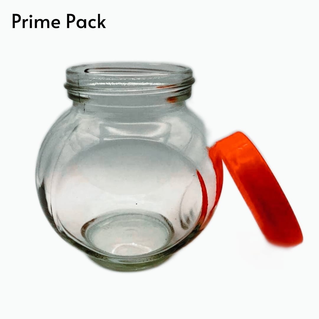 PPJ11-RCT: Amazing And Stylish Glass Jar With Red Lid - Prime Pack