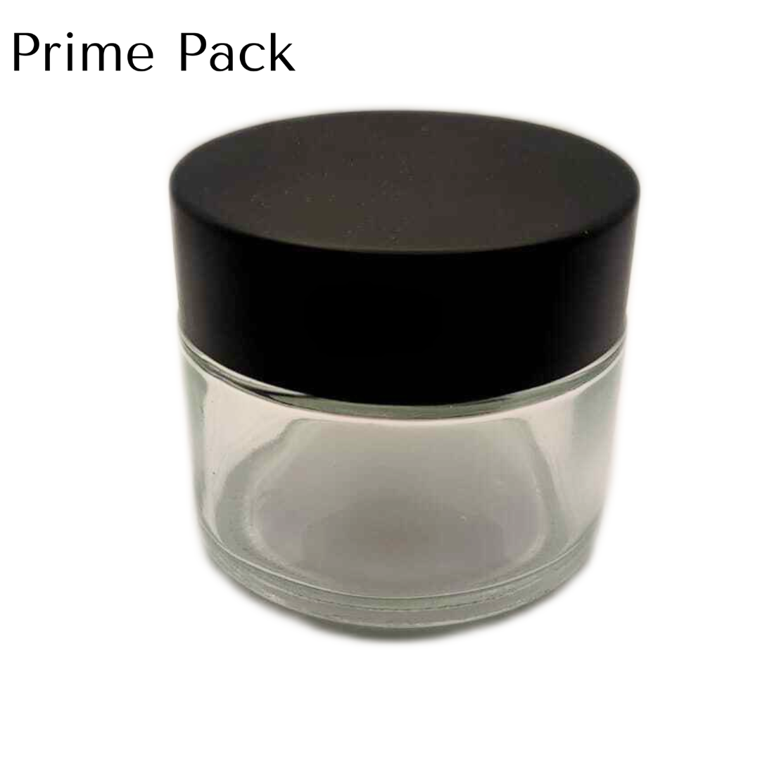 PPJ19-BCT: Splendid Glass Jar With Black Lid - Prime Pack