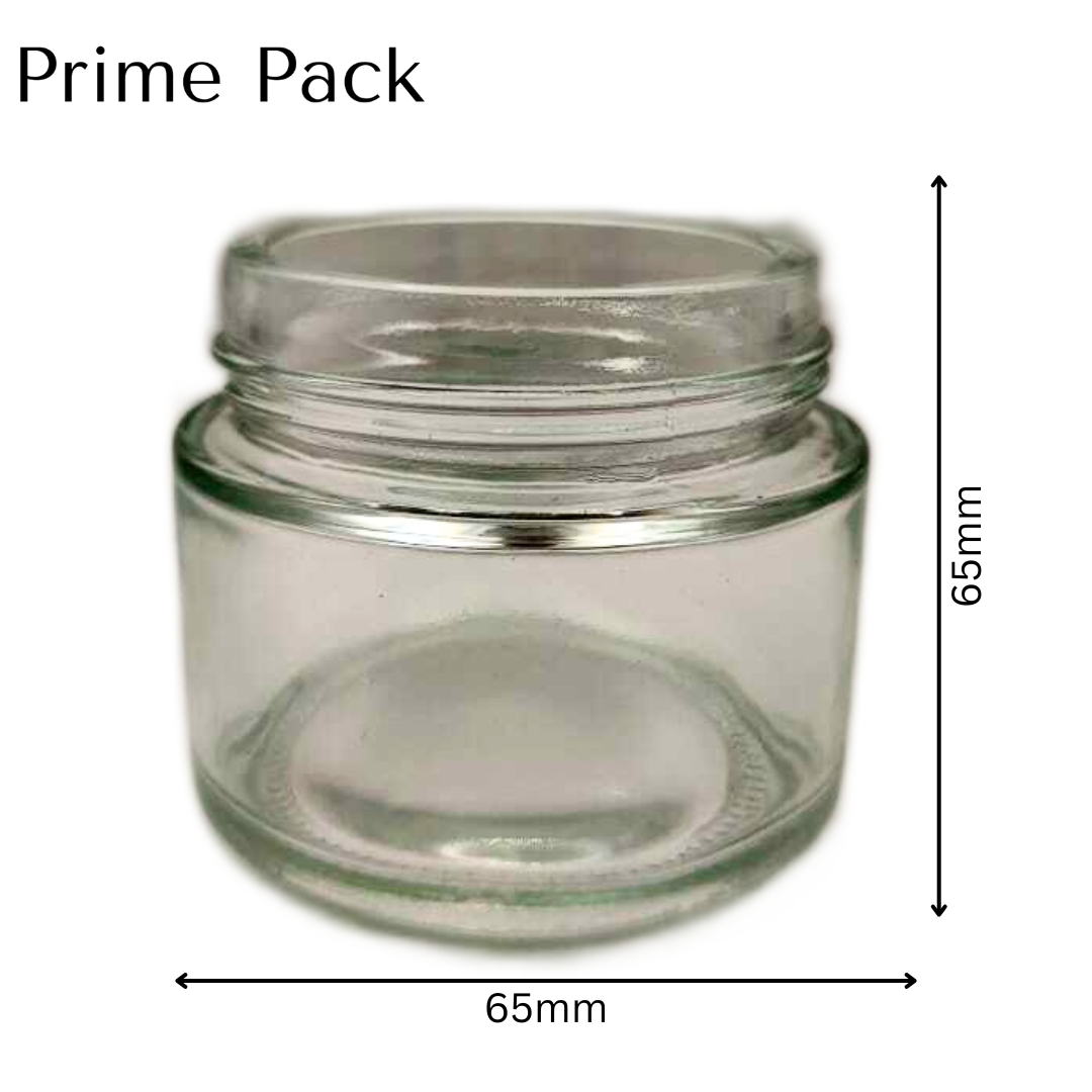 PPJ19-BCT: Splendid Glass Jar With Black Lid - Prime Pack