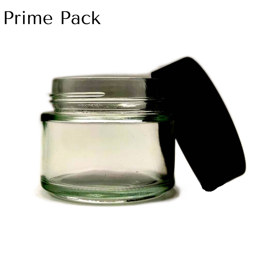 PPJ19-BCT: Splendid Glass Jar With Black Lid - Prime Pack